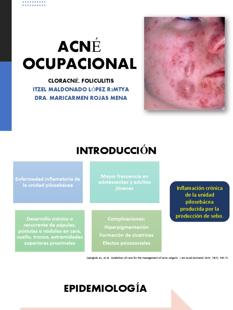 ACNÉ OCUPACIONAL | PDF | Medicina | Enfermedades y trastornos
