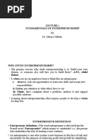 Lecture PPT Entrepreneurship | PDF | Entrepreneurship | Leadership