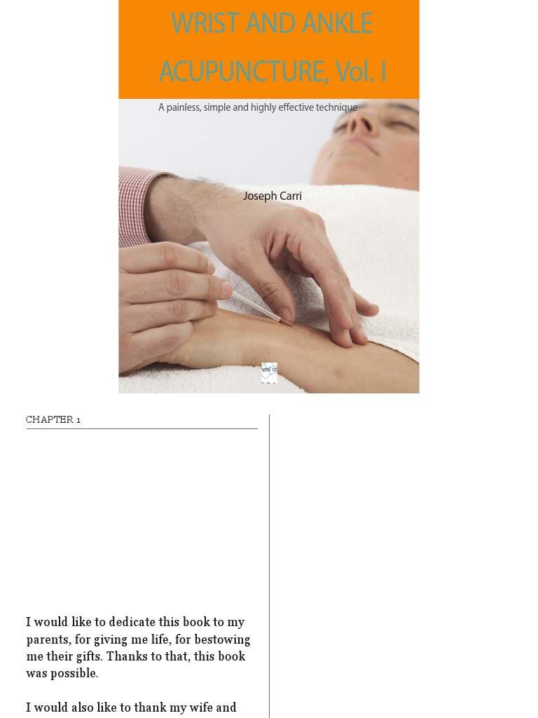 Wrist and Ankle Acupuncture Book, by Josep Carrion | PDF | Foot ...