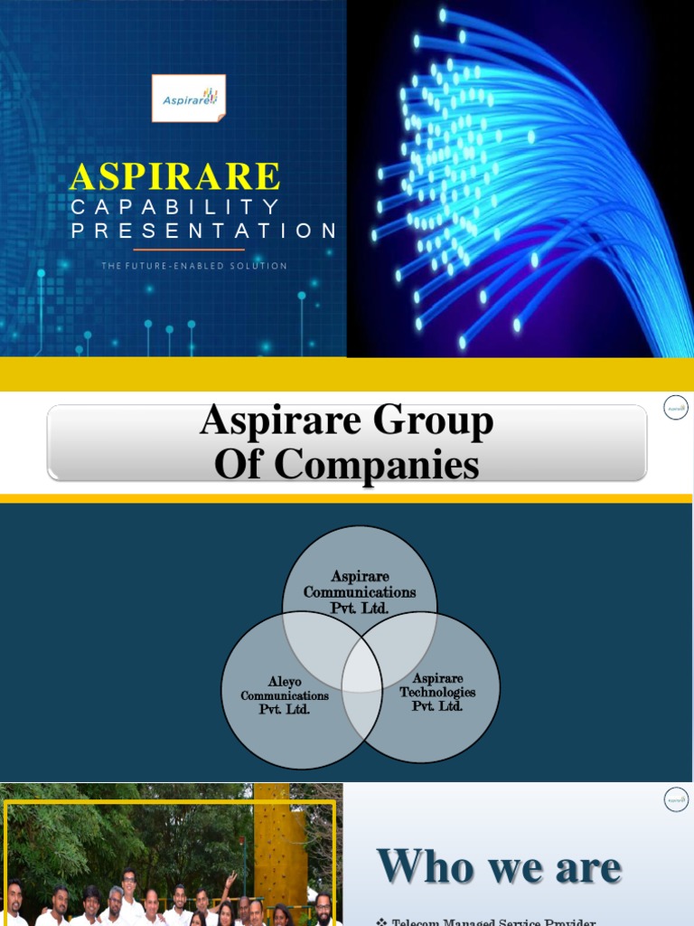 Aspirare Capability Presentation - FINAL.. | PDF | Computer Network | Information Technology