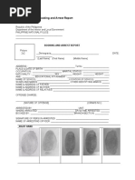 Suspect Profile Template | PDF