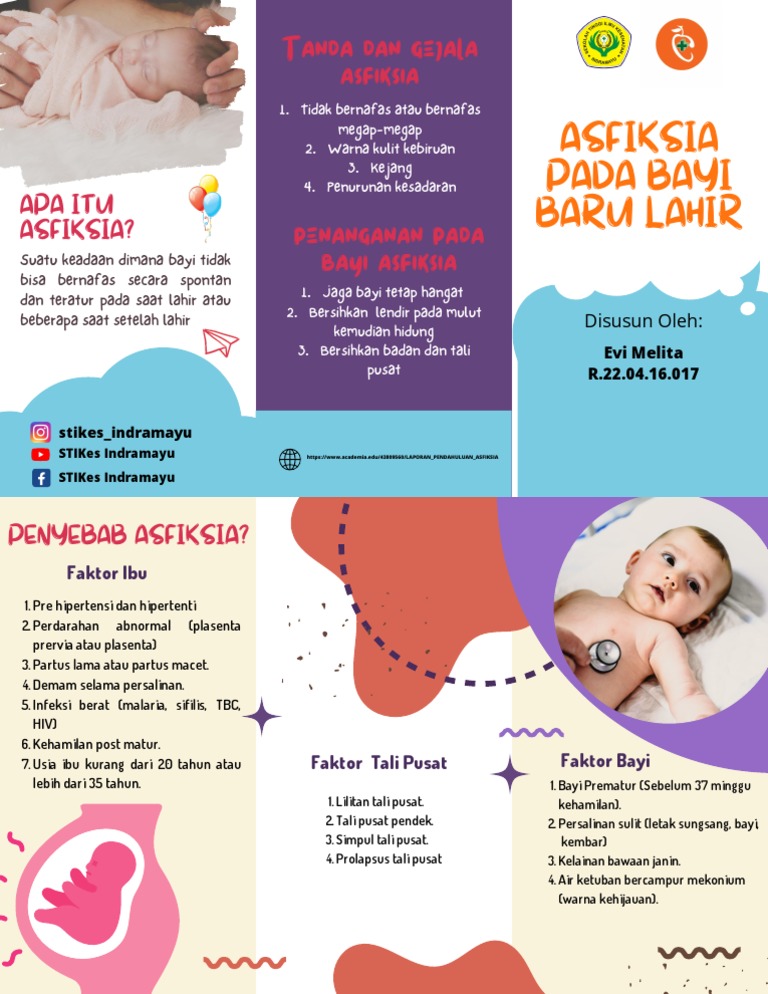 LEAFLET ASFIKSIA | PDF