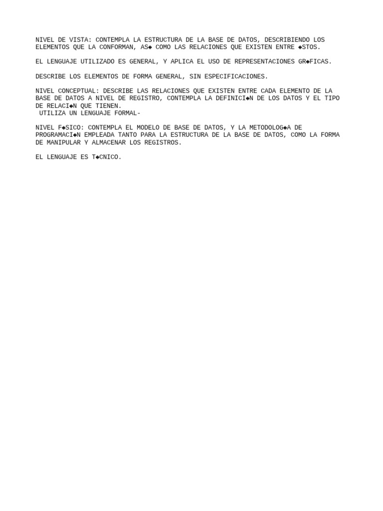 Niveles de Abstraccion Clase 4 | PDF Niveles de Abstraccion Clase 4 | PDF