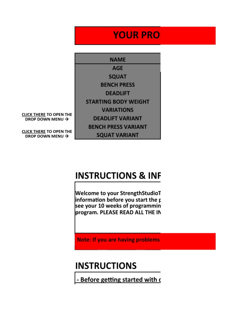 10-Week Bench Press Program Guide | PDF | Weight Training | Strength ...