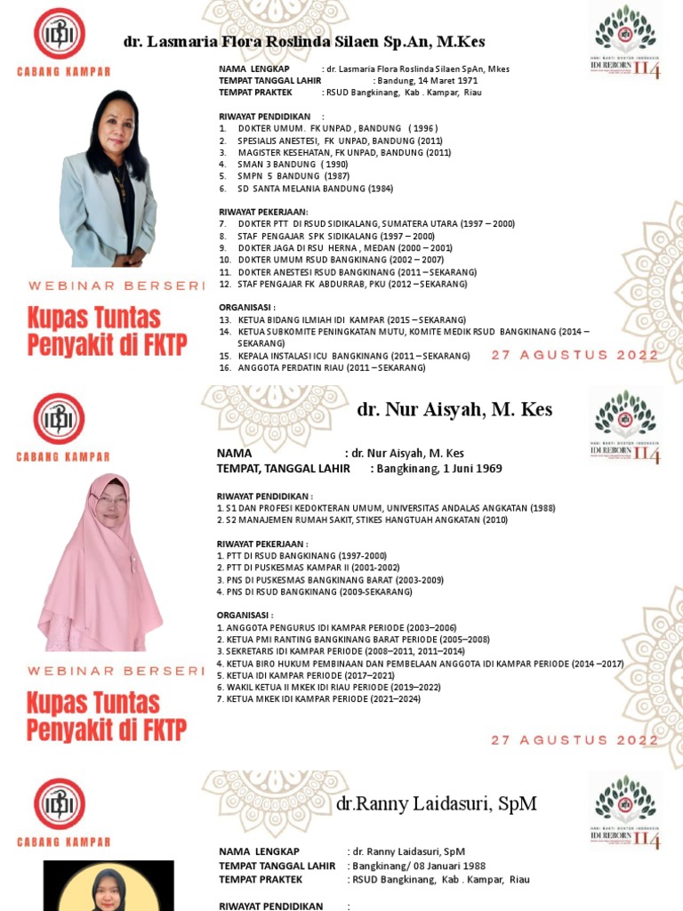 Cv Moderator Dan Narsum Idi | PDF