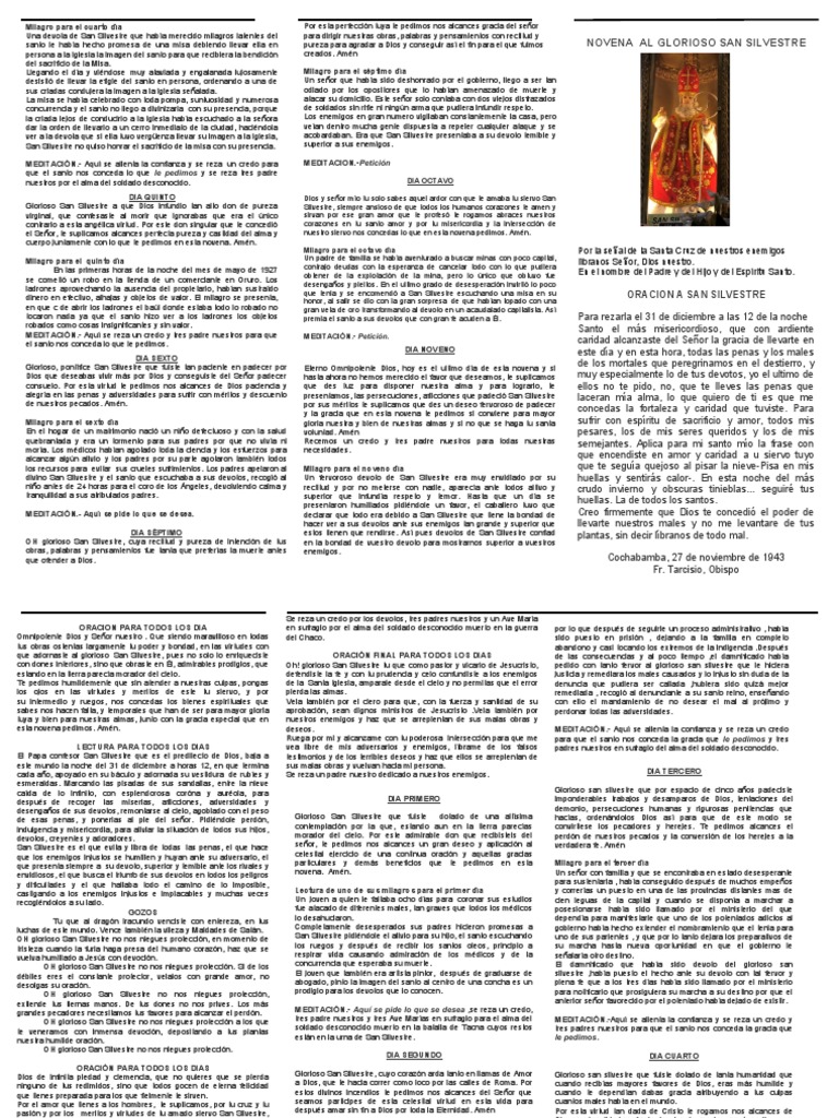 Novena Triptico | PDF | Oración | Amor