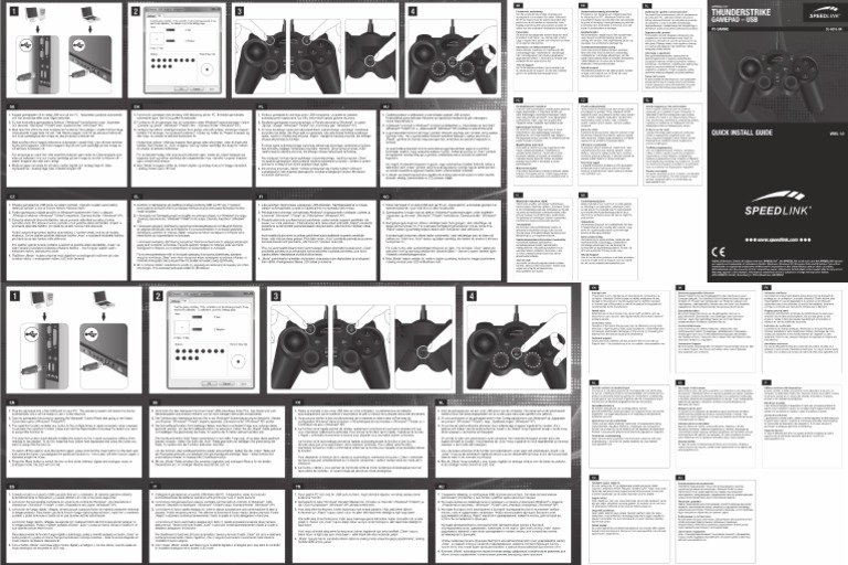Speedlink SL-6515-BK THUNDERSTRIKE Game Controller | PDF