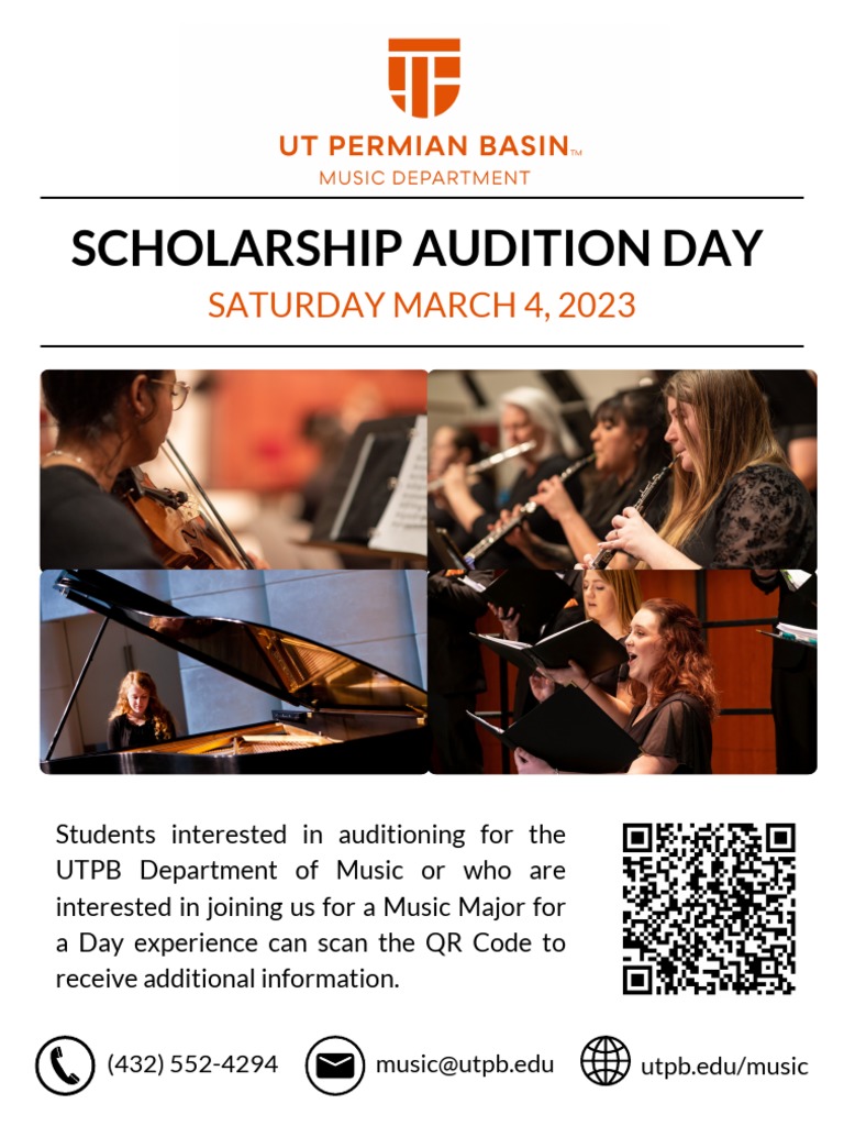 Music Audition Day Poster | PDF