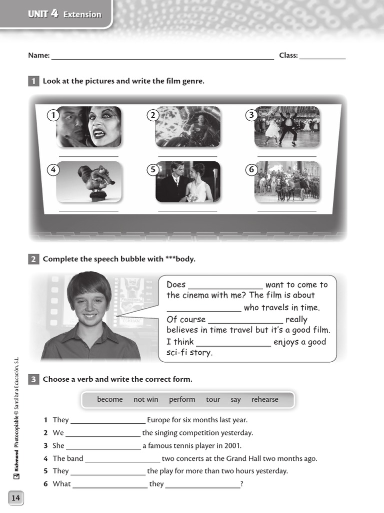 Wonder 6 Unit 4 Extension | PDF | Performing Arts | Music Performance