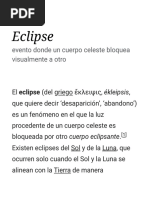 Mapa Conceptual Los Eclipses | PDF | Ciencia y matemáticas