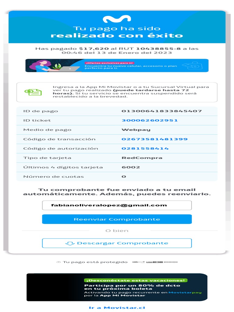 Portal de Pagos Movistar | PDF