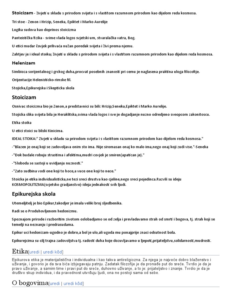 Stoicizam | PDF