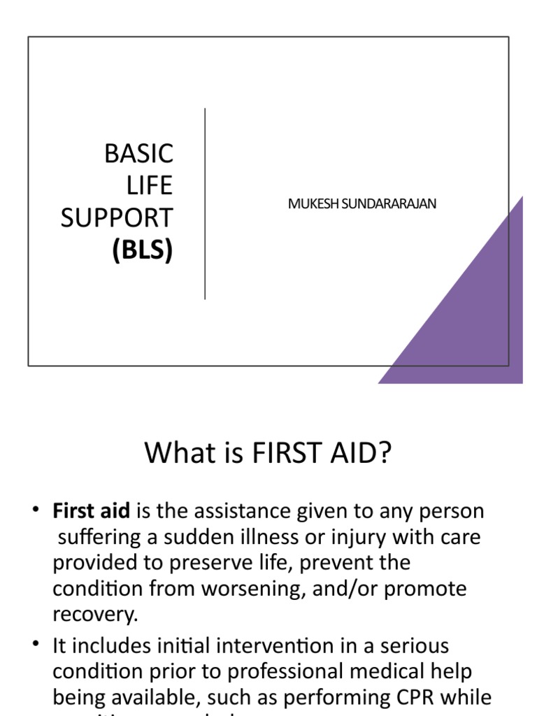 BASIC LIFE SUPPORT Basics Introduction | PDF | Cardiopulmonary ...