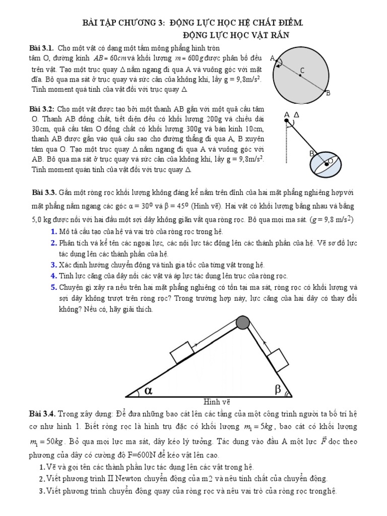 Bài tập chương 3 - sv | PDF