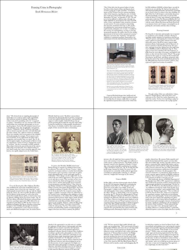 Sarah Hermanson Meister Framing Crime in Photographs | PDF