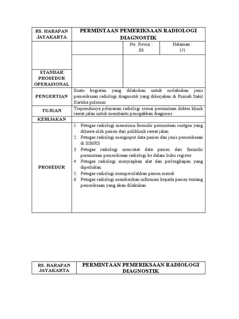 [SPO] Rujukan Radiologi Diagnostik | PDF