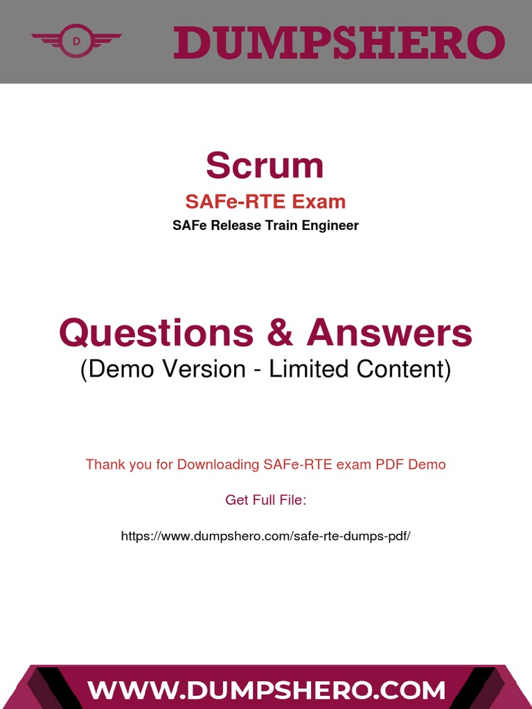 SAFe RTE Demo | PDF