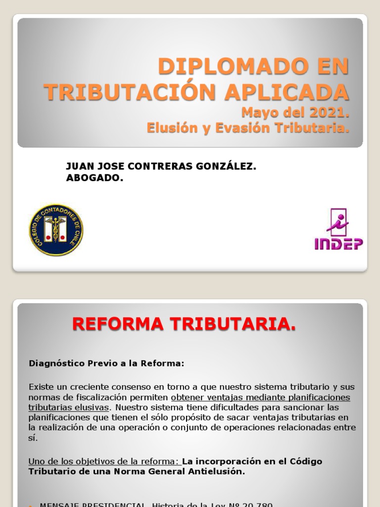 Elusión y Evasión Tributaria (Casos Catálogo) | PDF | Impuestos ...