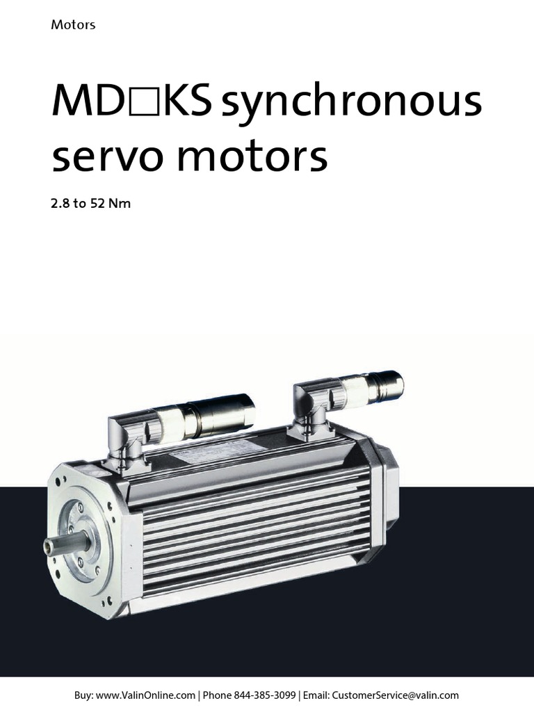 Lenze Mdxks Synchronous Servo Motors | PDF | Electric Motor ...