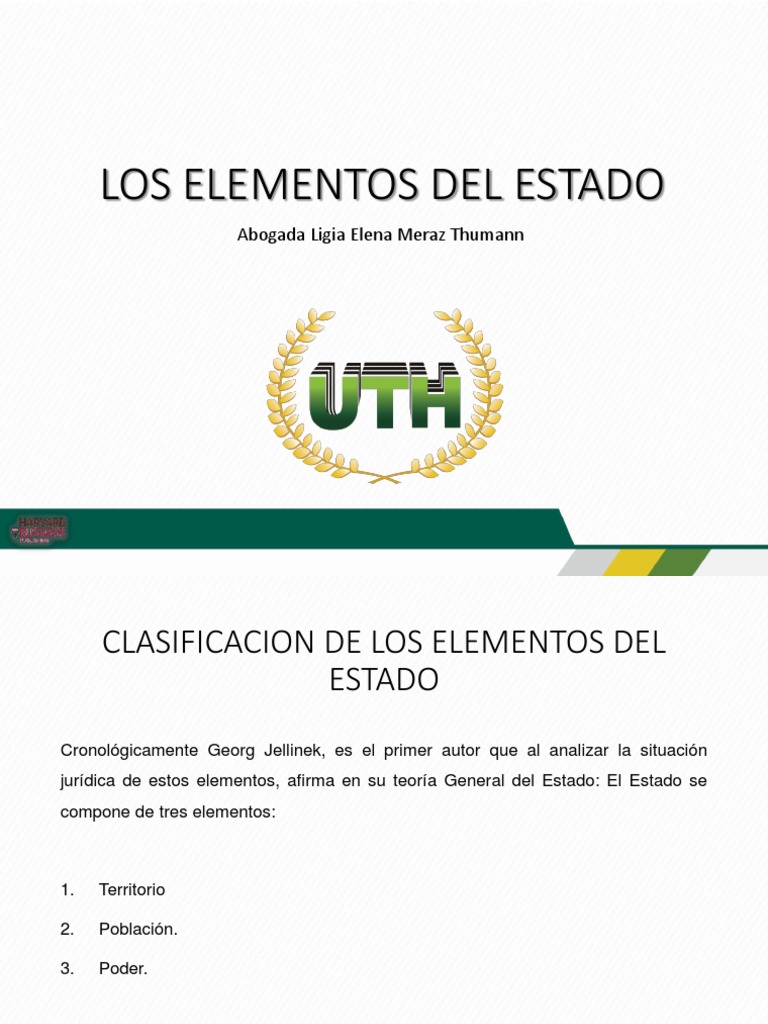 Los Elementos Del Estado | PDF | Derecho Constitucional | Mar