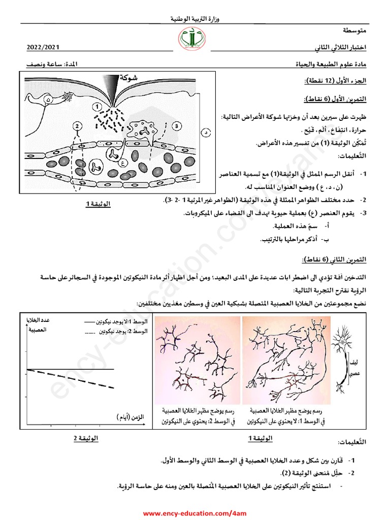 Sciences 4am22 2trim1 | PDF