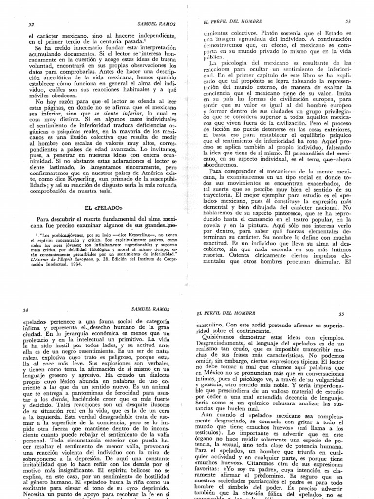 El Pelado... Samuel Ramos | PDF