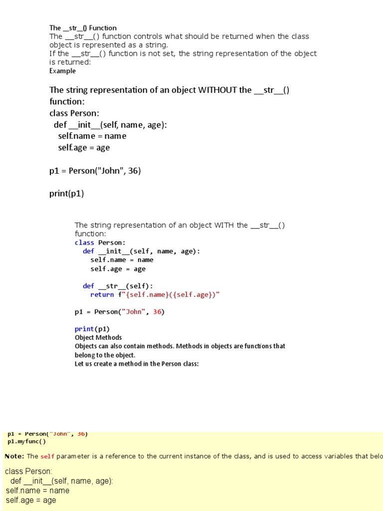 Python Classes | Download Free PDF | Class (Computer Programming) | Inheritance (Object Oriented ...