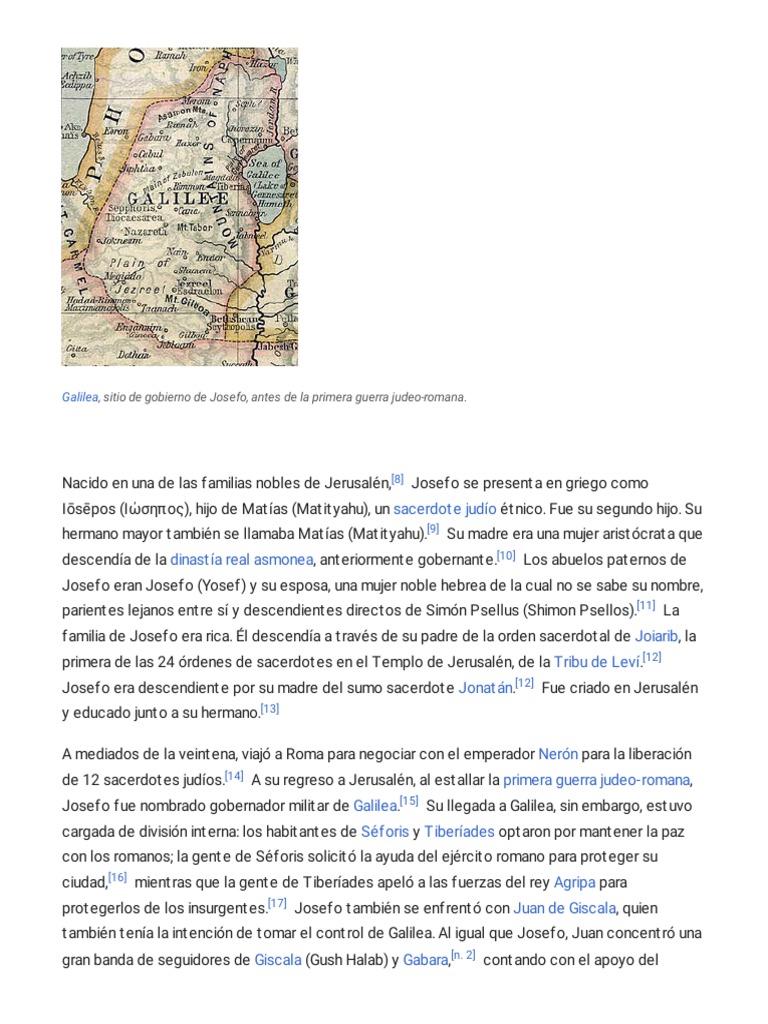Flavio Josefo - Wikipedia, La Enciclopedia Libre | PDF | Josefo ...