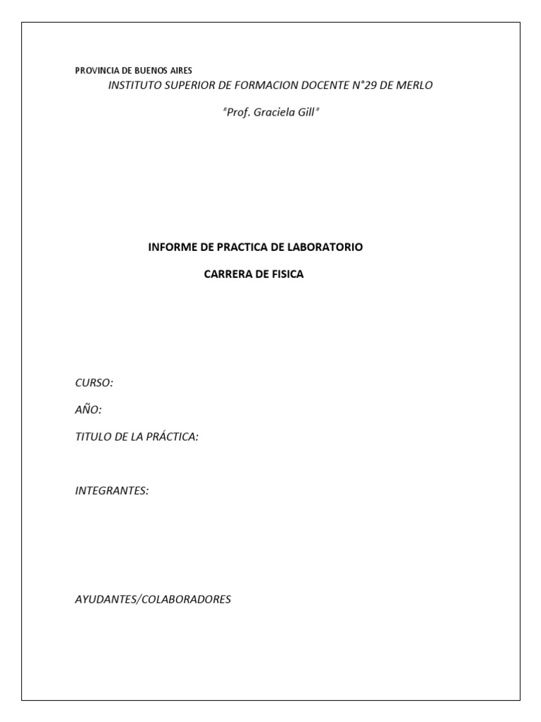 INFORME - TP Densidad Del Agua. Final | PDF