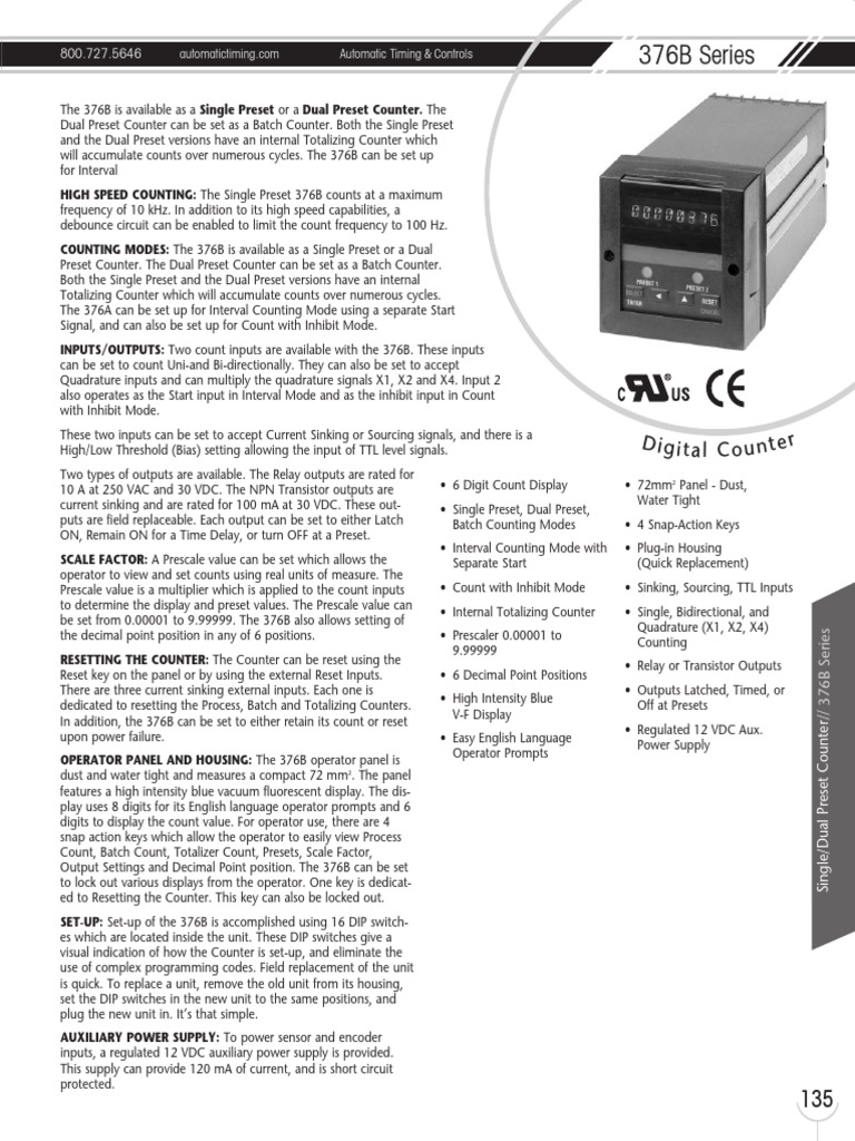 ATC Counter-376B | PDF | Relay | Switch
