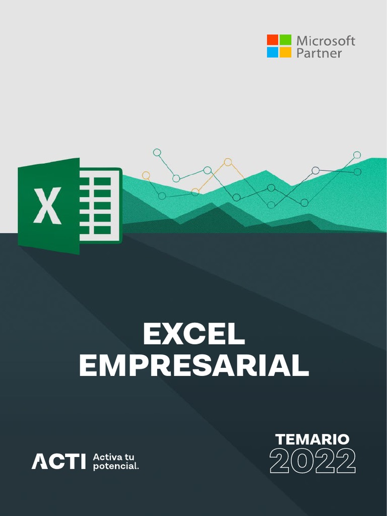 Temario Excel Empresarial | PDF | Microsoft Excel | Informática