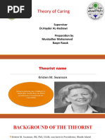 Kristen Swanson's Theory of Caring | PDF | Theory | Nursing