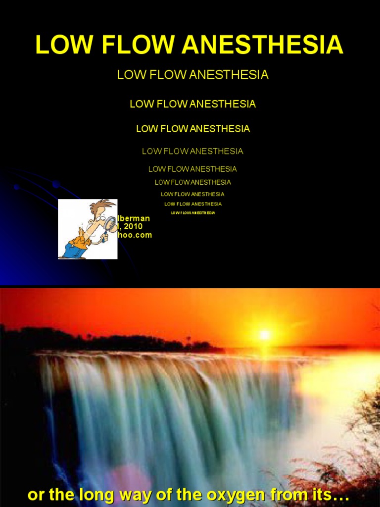Low Flow Anesthesia | PDF | Anesthesia | Health Care