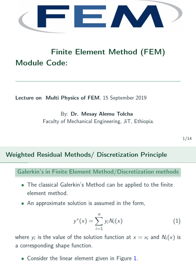 FEM Lect4 | Download Free PDF | Finite Element Method | Computational Science