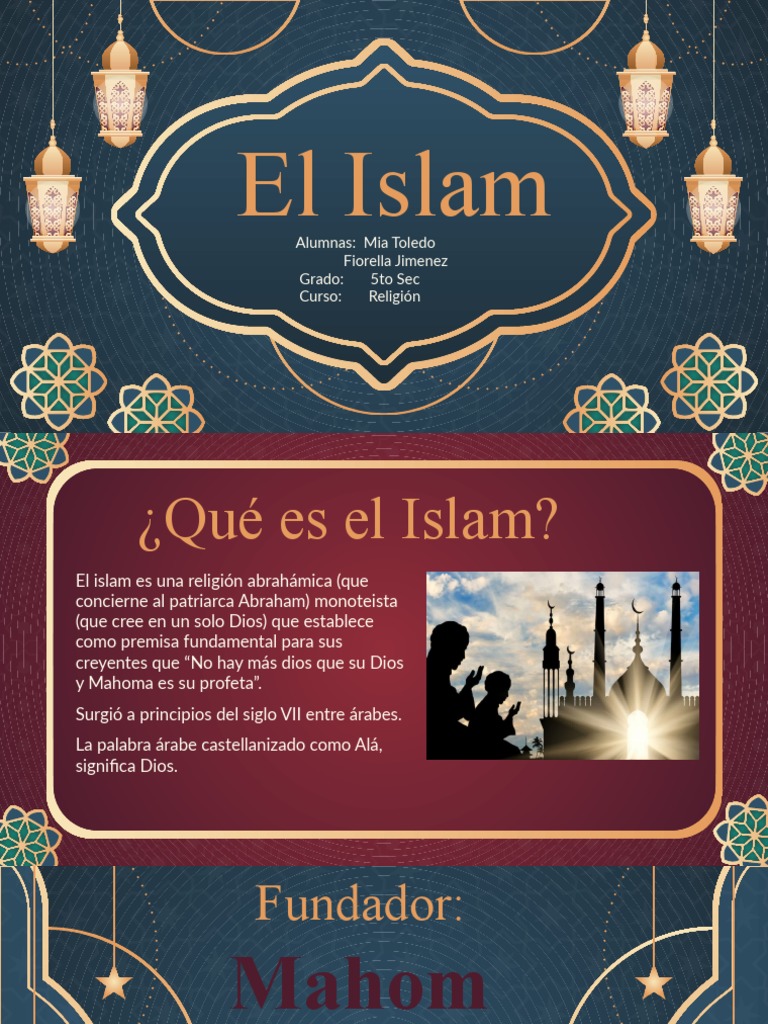 El Islam Religión | PDF | Mahoma | Ramadán