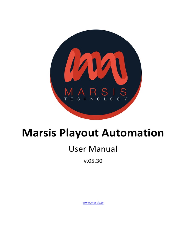 Marsis Playout Manual | PDF | Computer File | Directory (Computing)