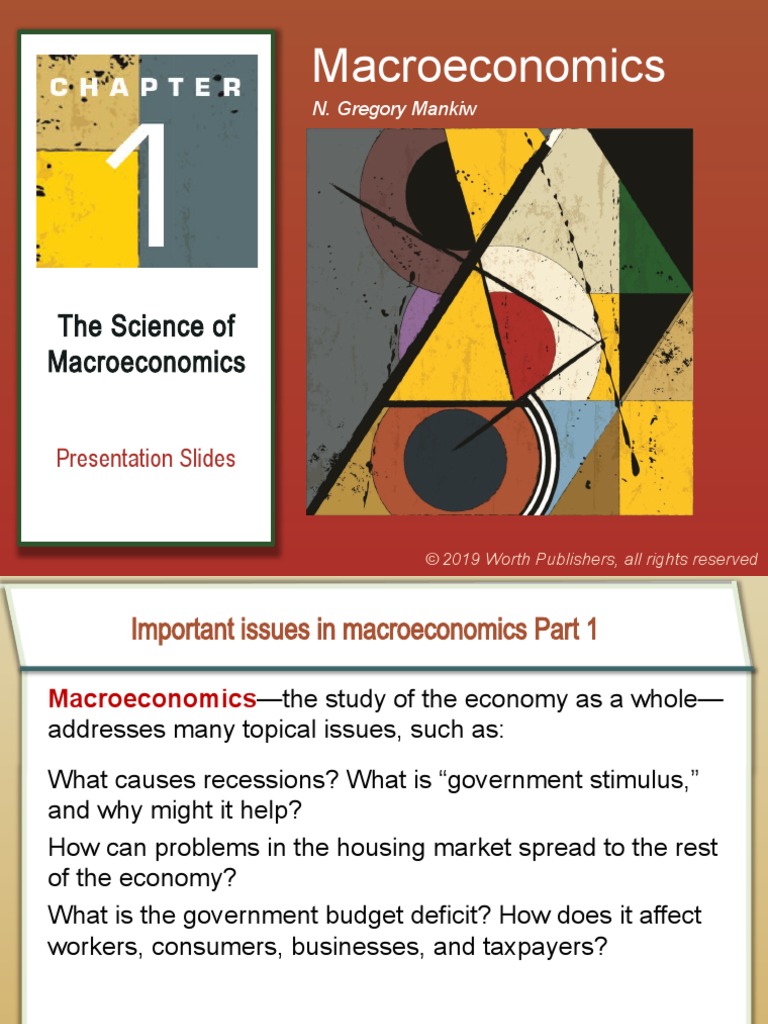 Mankiw10e Lecture Slides Ch01 Pdf Cost Of Living Macroeconomics