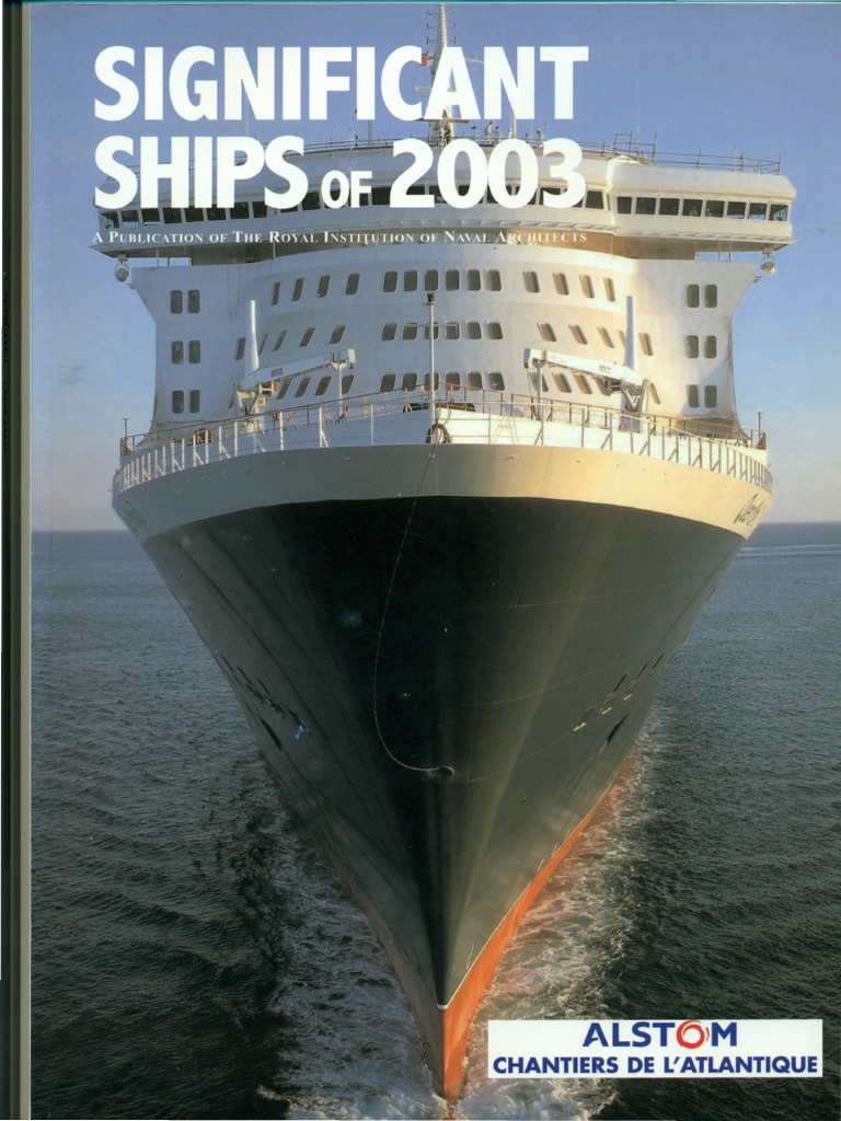 Significant Ships 2003 | PDF | Ships | Cargo Ship