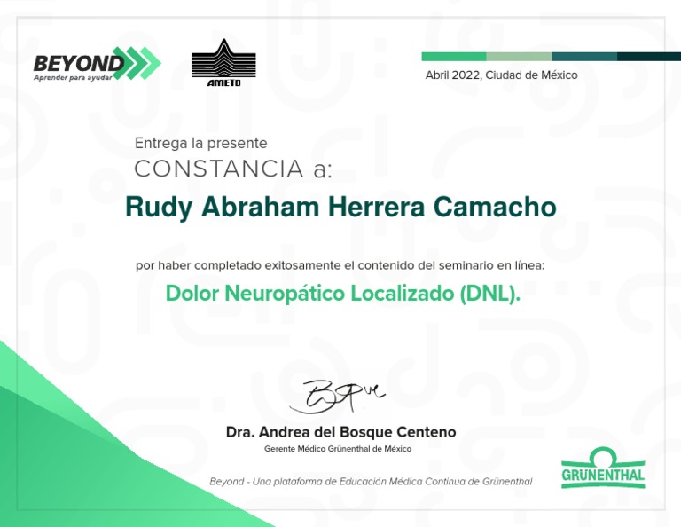 Constancia DNL | PDF