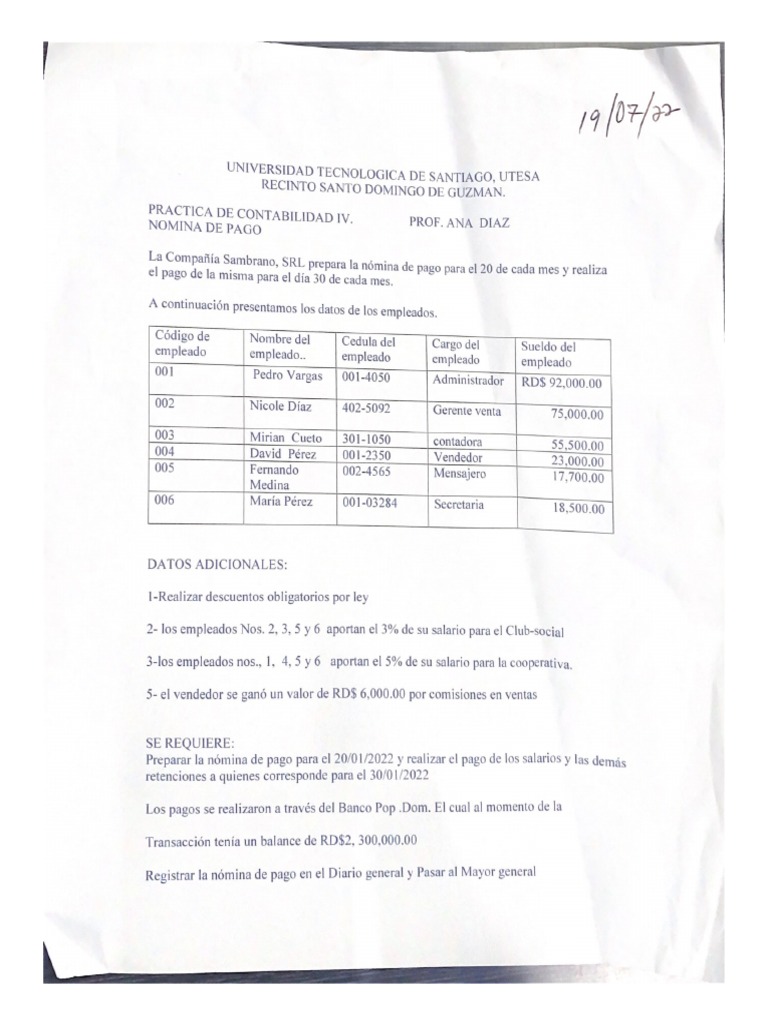 Practica Contabilidad | PDF