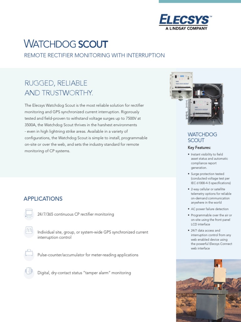40394-DataSheet Watchdog Scout WEB | PDF | Rectifier | Relay