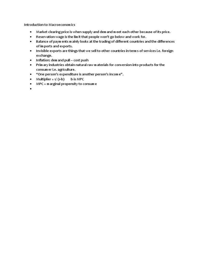 Introduction To Macroeconomics PDF