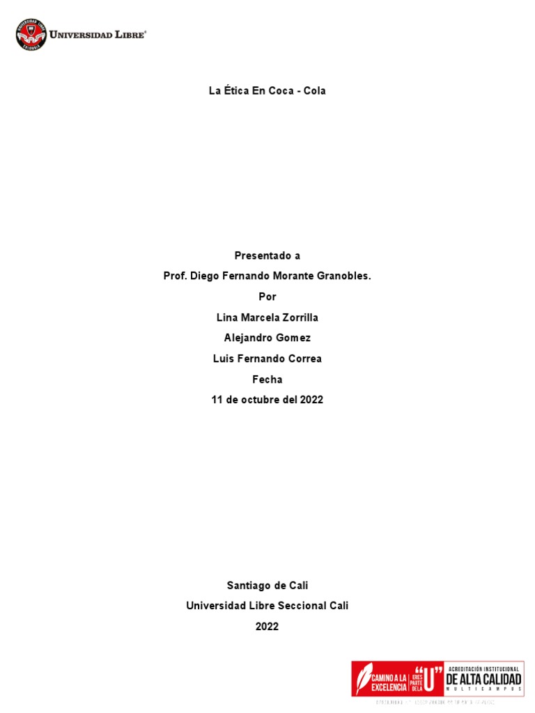 Código de Ética en Coca-Cola FEMSA | PDF | Marketing | Coca Cola
