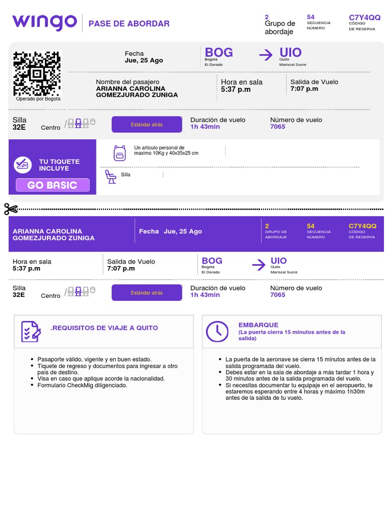 Check in Completo | PDF | Aeropuerto | Aviación