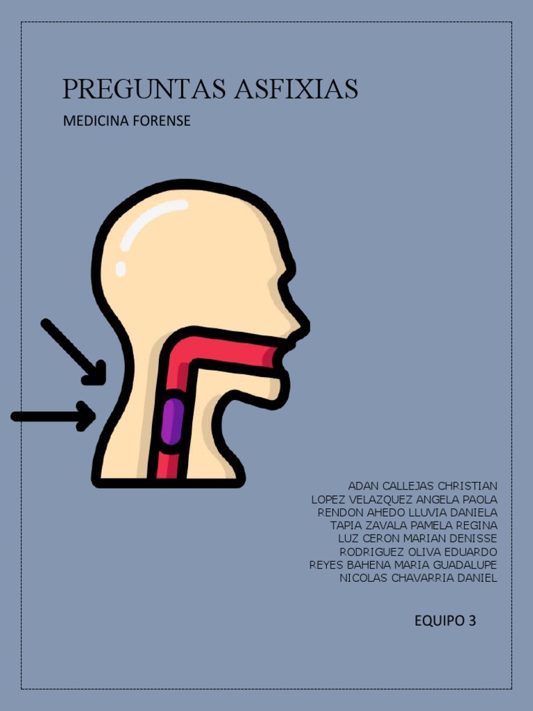 Asfixias | PDF | Fisiología | Anatomía humana