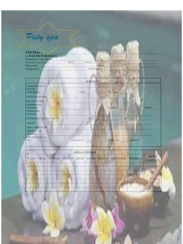 Paty Spa FICHA TECNICA CERA | PDF