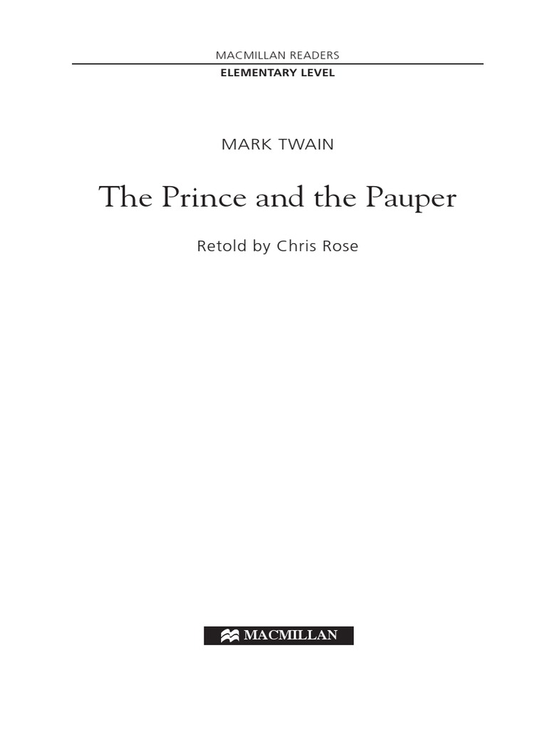 The Prince and The Pauper Sample Chapter | PDF | The Prince And The Pauper