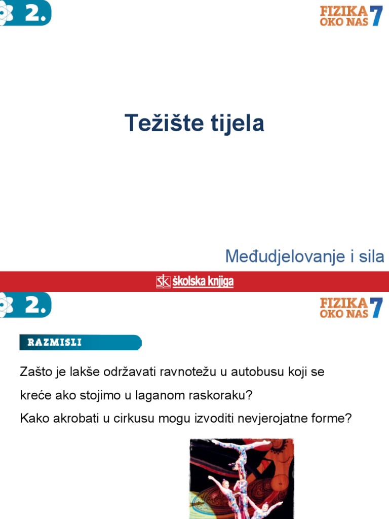 SK - 14. Teziste Tijela | PDF