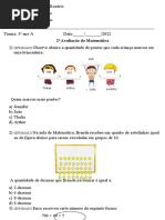 Prova 3b - 3º Ano Ciências | PDF