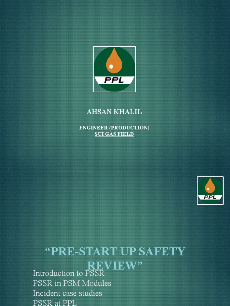 Pre-Startup Safety Review Guidelines | PDF | Occupational Safety And ...